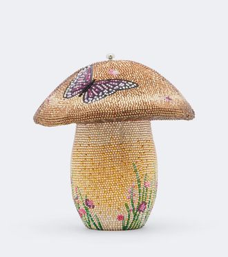 Judith Leiber Pochette Mushroom Bella &agrave; cristaux