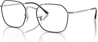 Ray-Ban Jim Optics Silber Fassung Klar Glas Polarisiert 53-20
