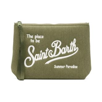 MC2 Saint Barth Femme, Sacs, Vert, Taille: ONE Size Aline Clutch