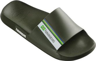 Havaianas Mens Brasil Slides Pool Shoes, Vert, 33/34 EU