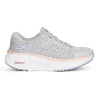 Skechers Damen Go Run Elevate 2.0 Badric Sneaker, Gray Textile/Pink Trim, 41 EU