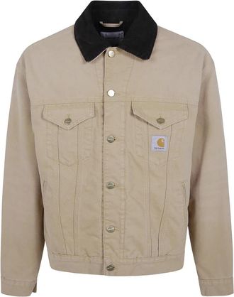 Carhartt Work in Progress OG Trucker Jacket - Homme - Vestes - Beige - Taille: L