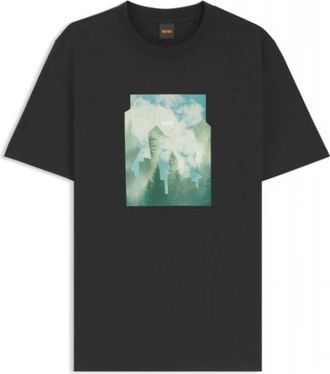 HUGO BOSS Homme, Tops, Noir, Taille: M T-shirt