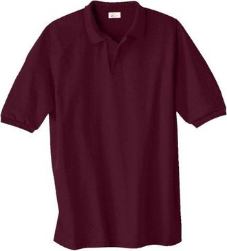 Hanes EcoSmart - 5.2-Ounce Jersey Knit Sport Shirt. 054X