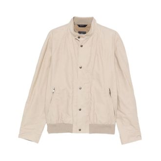 Fay Homme, Vestes, Beige, Taille: XL Bomber Jacket