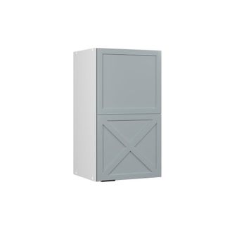 Vicco K&uuml;chenschr&auml;nke Fame-Line, h&auml;ngender K&uuml;chenschrank, Hellblau-grau, 40 cm