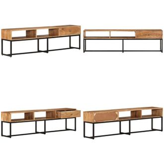 vidaXL Vidaxl - TV-Schrank 160x30x45 cm Massivholz Akazie - TV-Schrank - Massivholzm&ouml;bel - Akazienholz M&ouml;bel - Wohnzimmerschrank - Entertainment Center