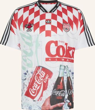 adidas Originals Adidas Originals Adidas X Coca-Cola Classic Sport Mash-Up Trikot weiss