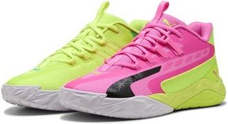 Puma Chaussures de Basketball mi-Hautes Dagger 2 Unisexe 44.5, Lime Squeeze Bright Aqua Black Yellow Blue