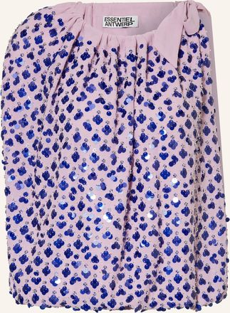Essentiel Blusentop Jocelyn Mit Pailletten lila