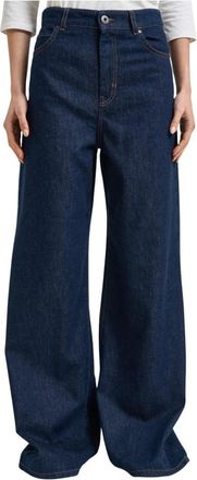 Max Mara Femme, Jeans, Bleu, Taille: 40 FR Vega Wide Jeans