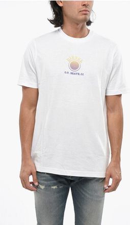 Diesel Cotton Jersey T-JUST 5-1 Crew-neck T-Shirt with Printed Logo size 3xl