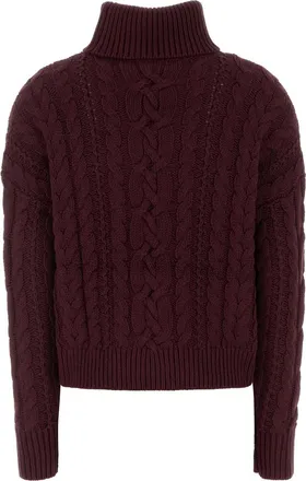 Polo Ralph Lauren Cable-Knit Cotton Sweater - Purple