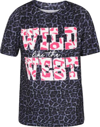 Faina T-Shirt Frauen schwarz mehrfarbig