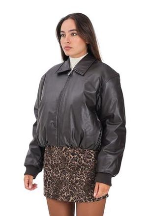 Only Veste en faux cuir marron pour femme L, marron, XL