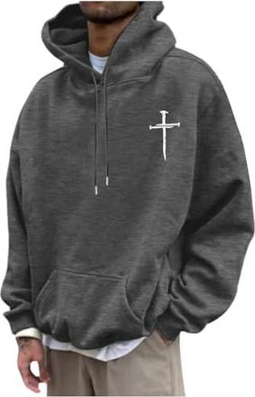 Generic Sweat a Capuche Homme Sweatshirt Hooded Sweats &agrave; Capuche Homme avec Impression 3D Digitale, Pull &agrave; Manches Longues pour Look D&eacute;contract&eacute;