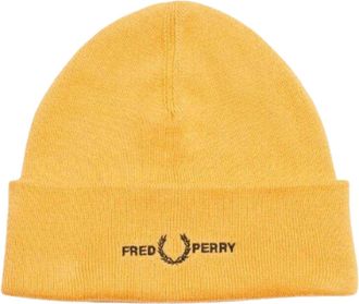 Fred Perry Mütze für Herren/Damen Unisex, Logo (Golden)