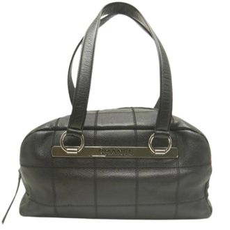 Chanel Pre-owned Chocolate Bar Boston Bag - - Pre-owned - Damen - Schwarzk - ONE SIZE