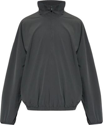 Fear of God Homme, Sport, Gris, Taille: L Veste de surv&ecirc;tement Tech Nylon &agrave; demi-zip