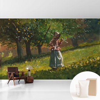 Tulup Tapete Vliestapete Mit Kleber - Modernes Design - Wohnungsdeko - Geruchslos - Langlebig Herbstnachmittag 416x254 Cm