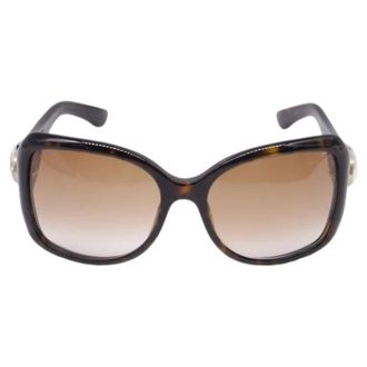 Gucci Pre-owned Gucci Sonnenbrille mit Schildpatt-Optik- Farbverlauf-Gl&auml;sern und GG-Emblem - - Pre-owned - Damen - Braun - ONE SIZE