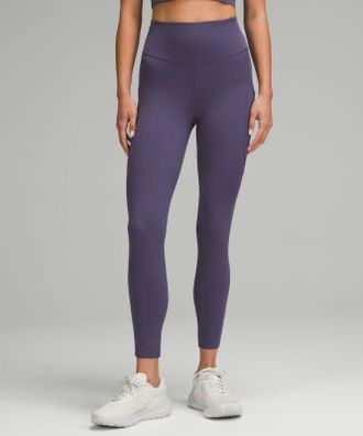 lululemon Legging Fast and Free taille haute 5 poches pour Femmes - 64 cm - Violet - Taille 10