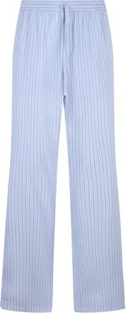 Dolce & Gabbana Homme, Pantalons, Bleu, Taille: M Pantalon de pyjama en popeline brod&eacute;e