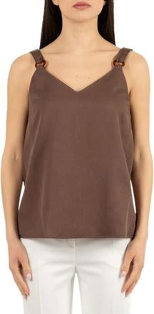 LuckyLu Femme, Tops, Brun, Taille: 48 FR Top Donna