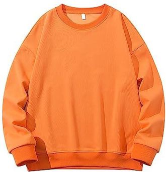 Generic Sweat-shirt uni léger à manches longues pour homme - Sweat à capuche à manches longues pour lextérieur - Vêtements pour entraînement intérieur et exté