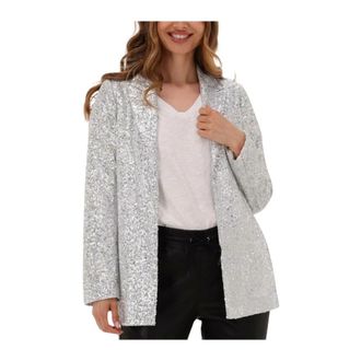 Goosecraft Sequine Blazer - - Jackets - Damen - Grau - XS