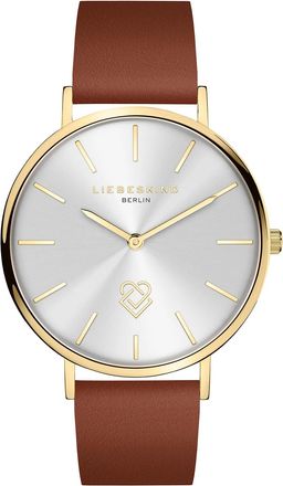 Liebeskind Liebeskind Berlin Uhren - Echtleder Keep Loving - Gr. unisize - in Braun - f&uuml;r Damen