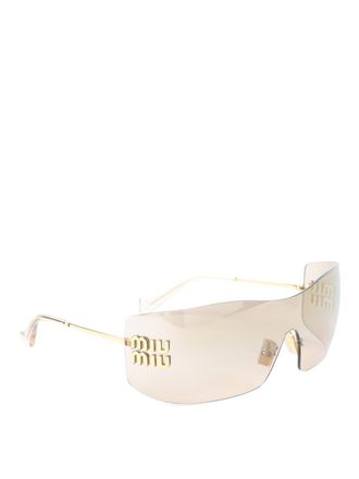 Miu Miu Lunettes De Soleil - Marron