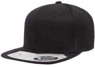 Flexfit Herren 110 Classic Snapback Hut, Schwarz, Einheitsgröße