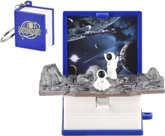 Generic Mini-Popup-Schlüsselanhänger - -Rucksack-Schlüsselanhänger, Buchspielzeug, Mini-Buch-Schlüsselanhänger | -Mini-Spielzeug, Rucksack-Fidget-Spielzeug, M