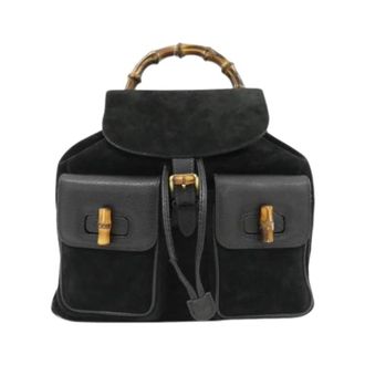 Gucci Pre-owned Vintage Rucksack - - Pre-owned - Damen - Schwarzk - ONE SIZE