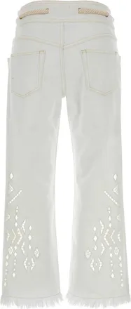 Isabel Marant Alison Jeans - White