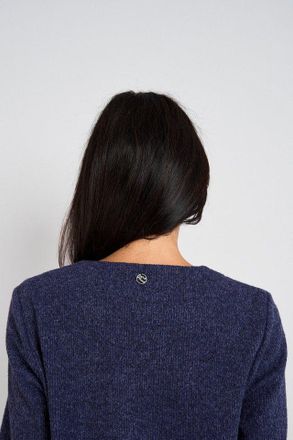 Seidel Moden Cardigan meliert / Rundhals / MADE IN GERMANY
