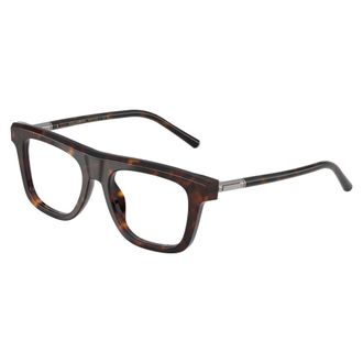 Dolce & Gabbana Eckige Optische Brille - - Accessories - Herren - Braun - 51 MM