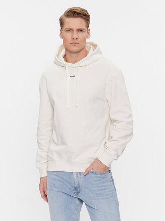HUGO BOSS Hugo Sweatshirt Dapo 50486478 Wei&szlig; Relaxed Fit