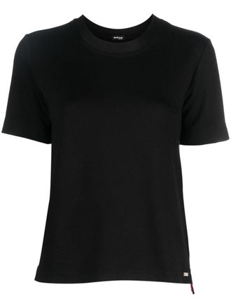 Kiton T-Shirt mit Logo-Print - Schwarz