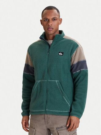Quiksilver Fleecejacke Clean Coast Block EQYPF03065 Gr&uuml;n Loose Fit
