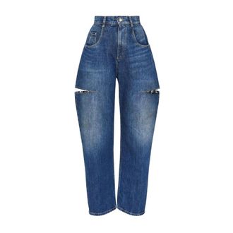 Maison Margiela Cut-Out Jeans - - Jeans - Damen - Blau - XS