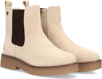 Shoes & Blues Bottine style Chelsea pour femme, avec tige basse et design avec &eacute;lastiques lat&eacute;raux &agrave; canal et fermeture &eacute;clair int&eacute;rieure, id&eacute;ale pour la saison aut