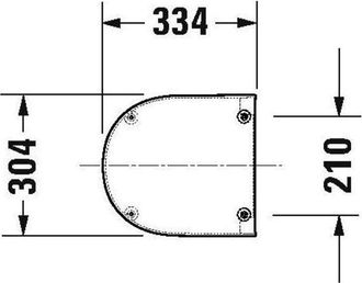 Duravit Me by Starck Urinaldeckel f&uuml;r Urinal 281230, 0024093200 - Duravit