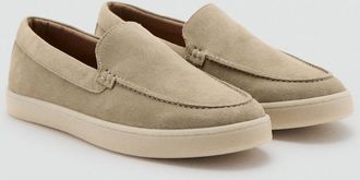 Mango Schuh aus Rauleder sandfarben - Herren - 39 - MANGO MAN