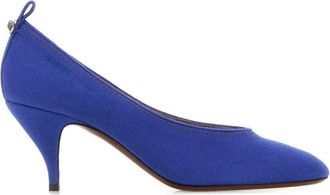 Versace Femme, Chaussures, Bleu, Taille: 41 EU Escarpins Tina en denim 65 mm