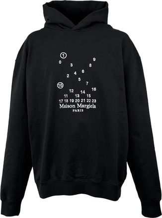 Maison Margiela Homme, Sweatshirts et sweats &agrave; capuche, Noir, Taille: L Sweat &agrave; capuche