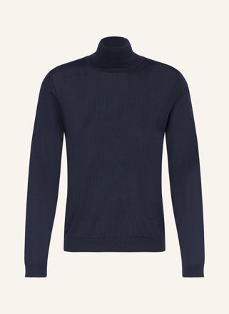 HUGO BOSS Rollkragenpullover Musso blau