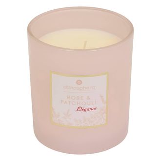 Atmosphera Atmosphera - Duftkerze Mael - Rose & Patchouli 190g - Hell-Pink