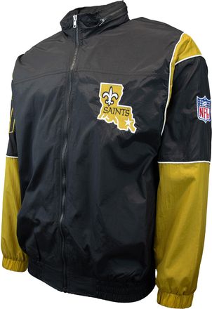 Mitchell & Ness NFL Authentic Sideline Jacke - New Orleans Saints, S